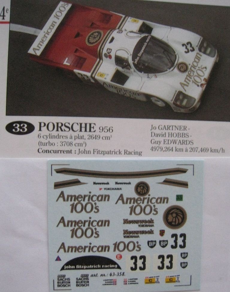 FERRARI 348 n° 64 TOTIP LE MANS 1994