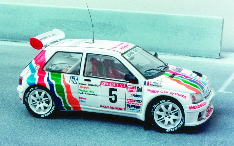 RENAULT MEGANE MAXI n° 5 RALLYE DES GEANTS 1997 DECAL 1/43e RENAISSANCE