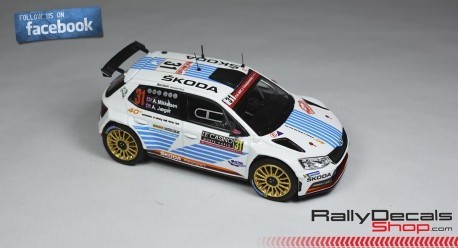 SKODA FABIA R5 n° 31 / 32 / 76 RALLYE DE MONTE CARLO 2017 DECAL 1/43e