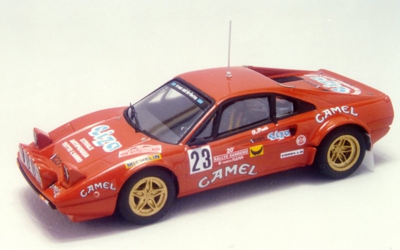 FERRARI 308 GTB.4 n° 23 LIZA RALLYE SAN REMO 1978 DECAL 1/43e