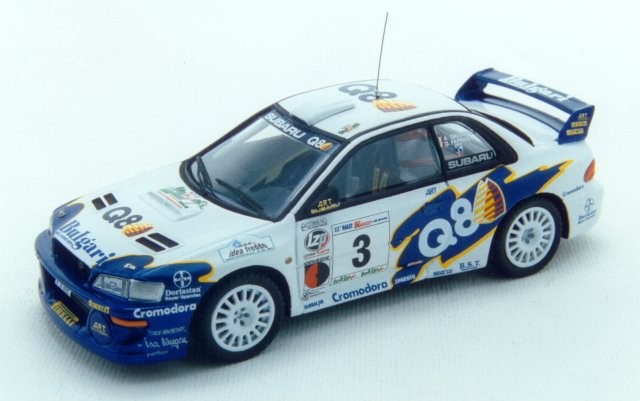 SUBARU IMPREZA WRC n° 3 Q8 RALLYE CIOCCO 1999 DECAL 1/43e RACING43