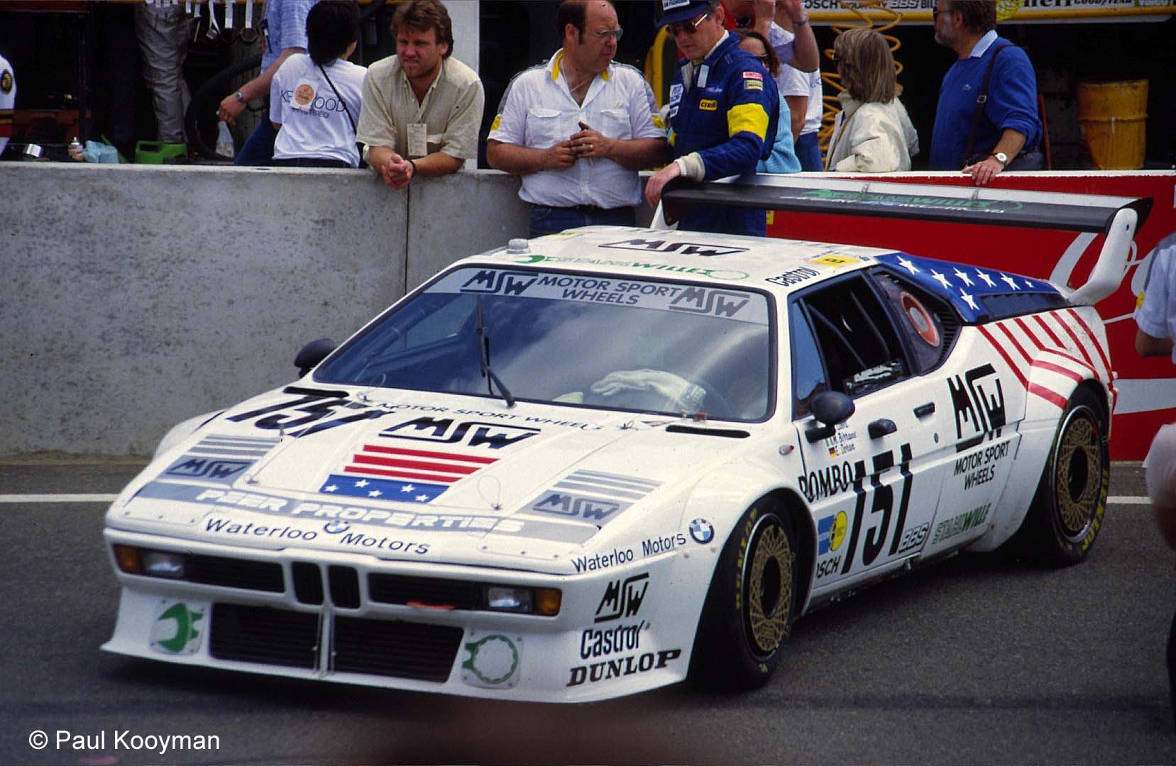 BMW M1 n° 151 MSW LE MANS 1985 DECAL 1/43e