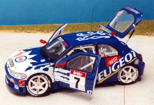 PEUGEOT 306 MAXI KIT CAR Ev.2 n° 7 BOUCLES DE SPA 1998 DECAL 1/43e